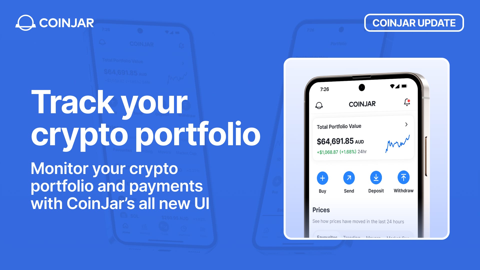 CoinJar Glow Up: Portfolio View And Other Cool Stuff Is Here!