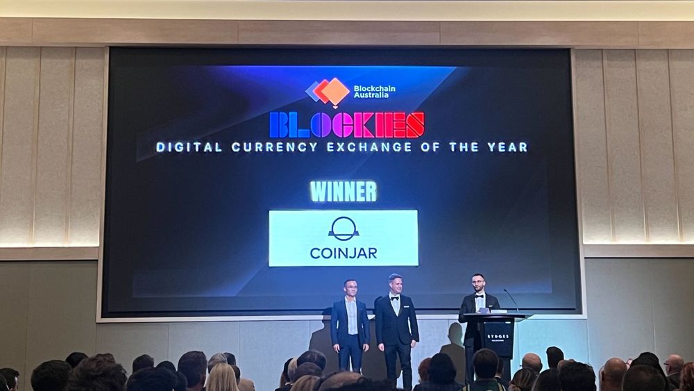CoinJar won the Digital Currency Exchange of the Year Award at The ...